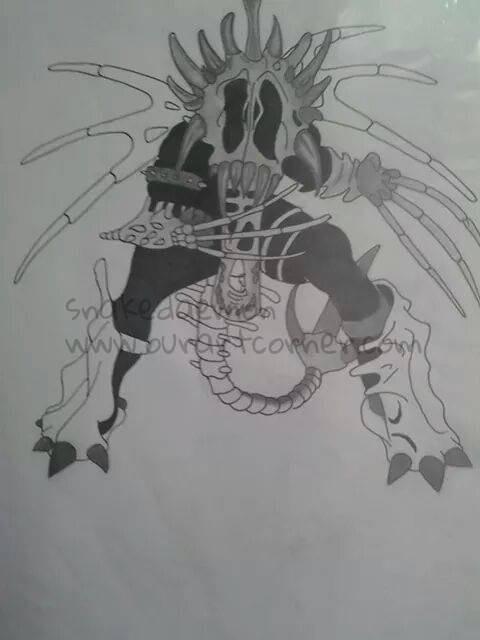 Drawing armoured violator by snakedaemon | OurArtCorner