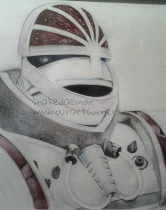 Drawing doctor who series #16 robot k1 by snakedaemon | OurArtCorner