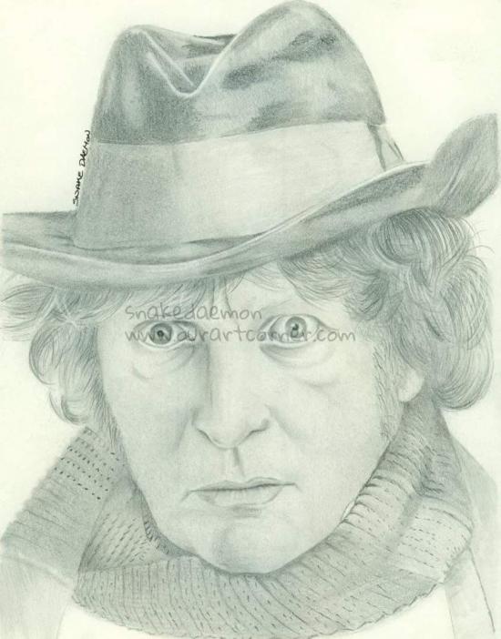 Drawing doctor who series #30 the fourth doctor (reupload) by ...