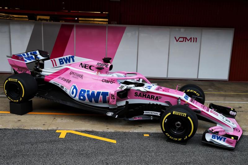 Force India’s New Car Completes The 2018 F1 Grid