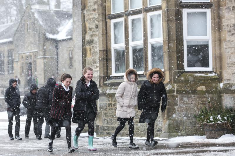 Giggleswick School Revels In The Snow