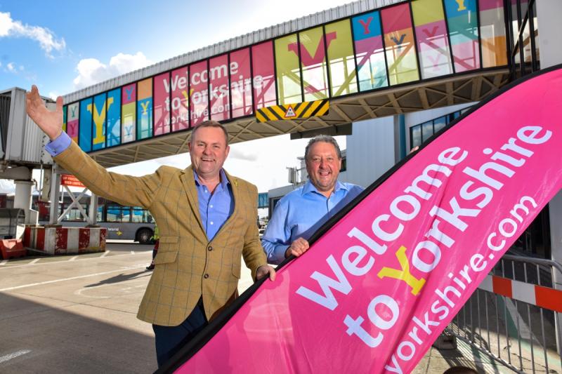 Famous Yorkshire Welcome At Leeds Bradford Airport