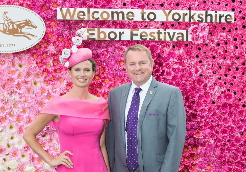 Francesca Cumani Wears “Welcome To Yorkshire Pink” At Ebor