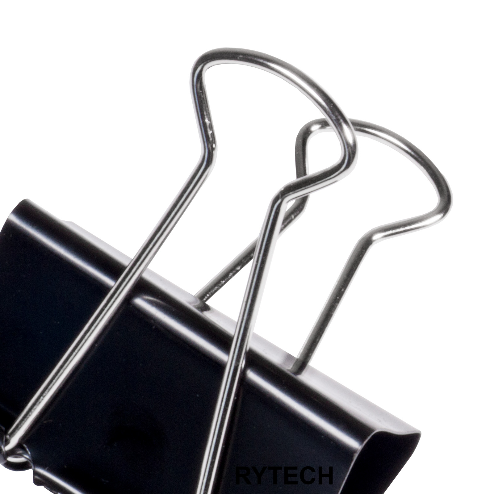 51MM Black Foldback Clips Metal Bulldog Office Document Fold Back ...