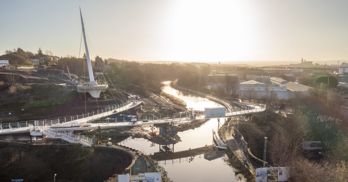 First foot forward on Stockingfield Bridge | SCAPE Scotland