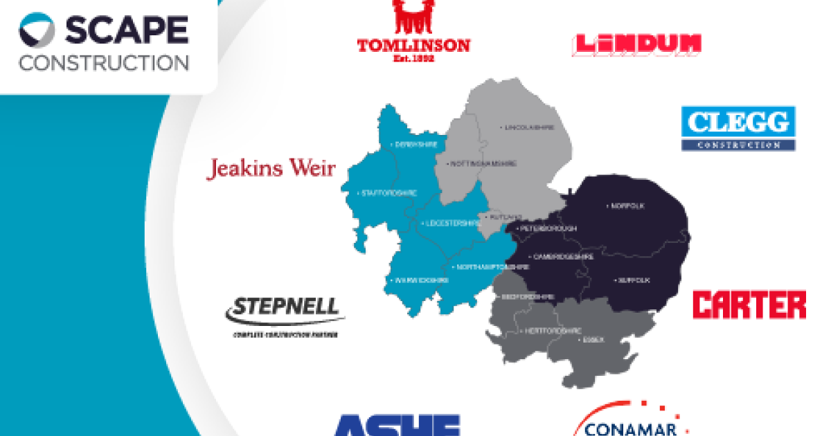 Our £750m Regional Construction framework has now launched | SCAPE