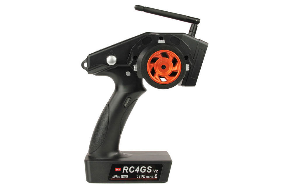 RC4GS-V2 2.4GHz 4-Channel Steerwheel Transmitter with 1x R6FG-V3 (Gyro ...