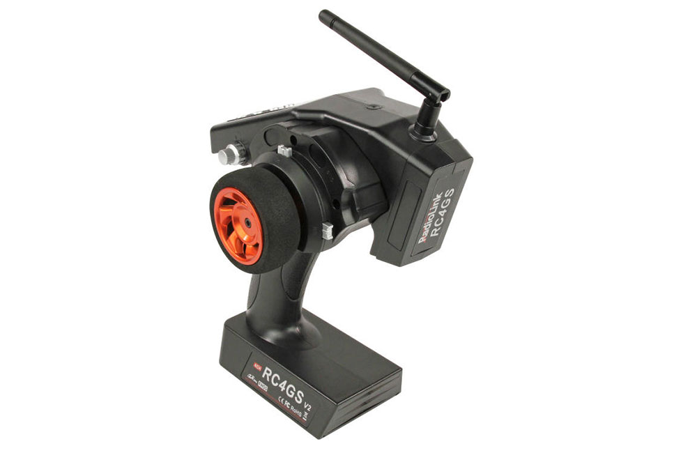 RC4GS-V2 2.4GHz 4-Channel Steerwheel Transmitter with 1x R6FG-V3 (Gyro ...