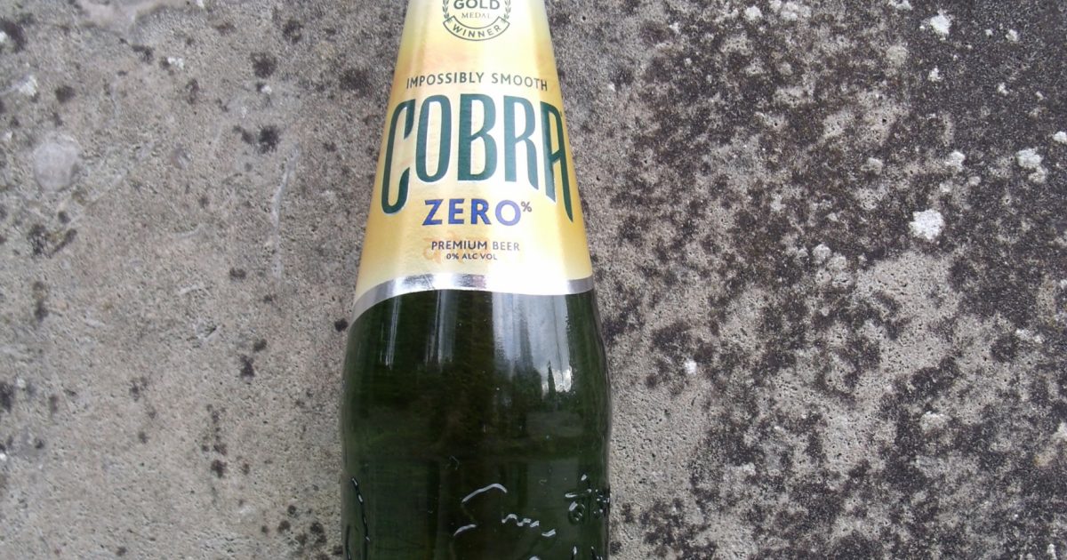 Alcohol Change UK | Cobra Zero| Alcohol-free lager| Alcohol Change UK