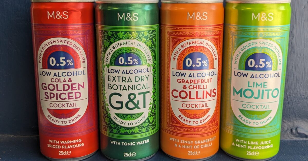 Alcohol Change UK | M&S Extra Dry Botanical G&T | Alcohol-free drink review