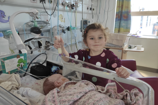 The NICU experience for siblings - Amy and Alina's story | Bliss