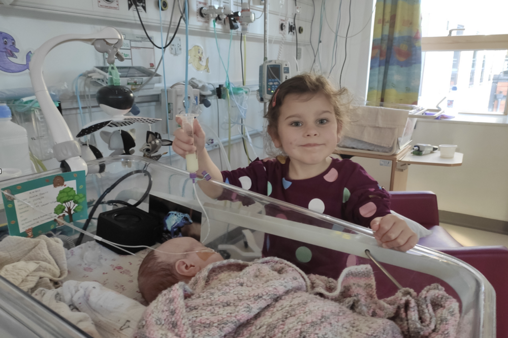 The NICU experience for siblings - Amy and Alina's story | Bliss