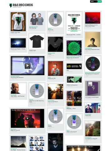 Kiosk creates new R&S Records website - Design Week