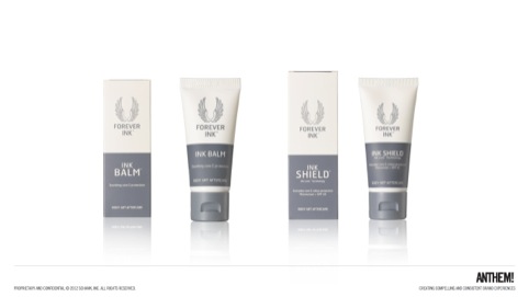 Anthem Worldwide brands Forever Ink tattoo care range - Design Week