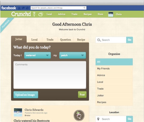 Crunchd - a new social network for vegetable growers - Design Week