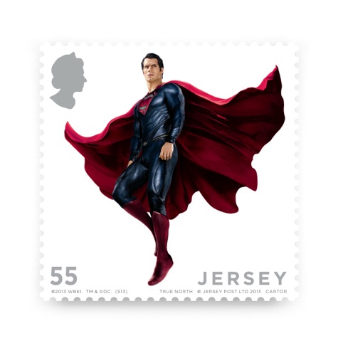 True North creates Superman Man of Steel stamps for Jersey Post ...