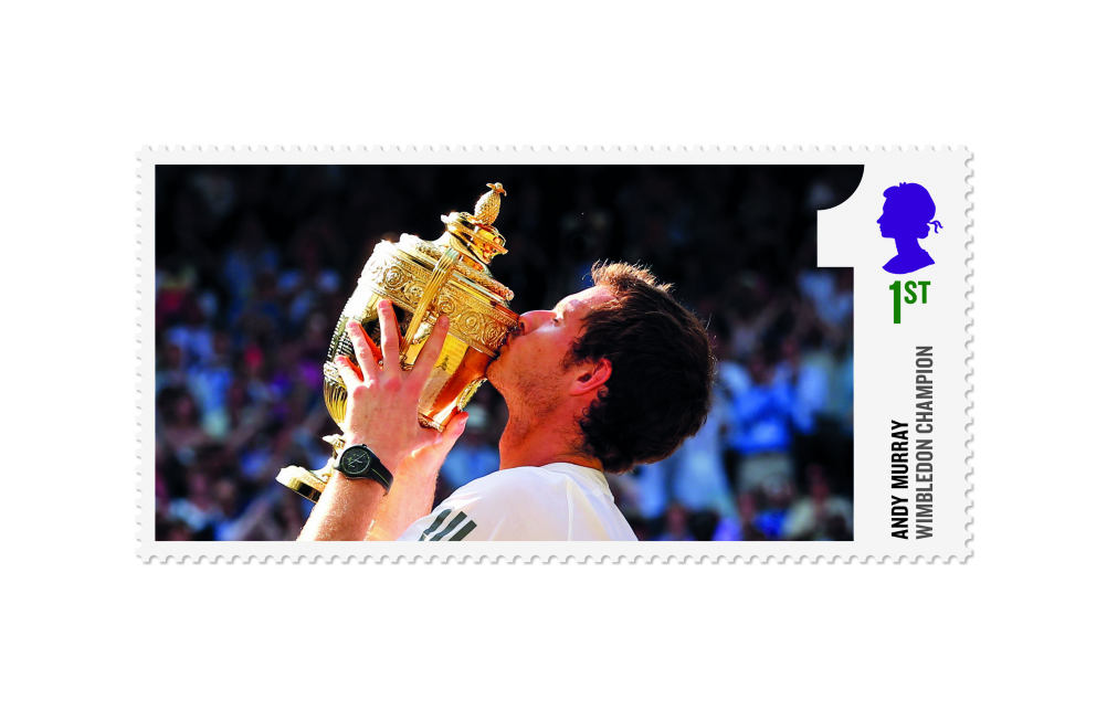 Hat-Trick Design creates stamps celebrating Murray’s Wimbledon victory ...