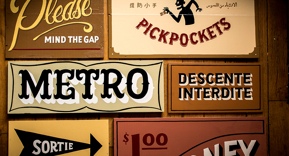 Humorous hand-painted signs exhibited in East London - Design Week