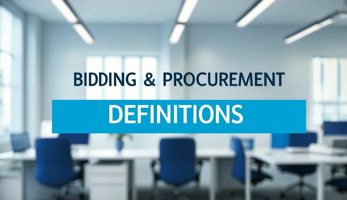 Bidding & Procurement Keywords, Terms & Acronyms