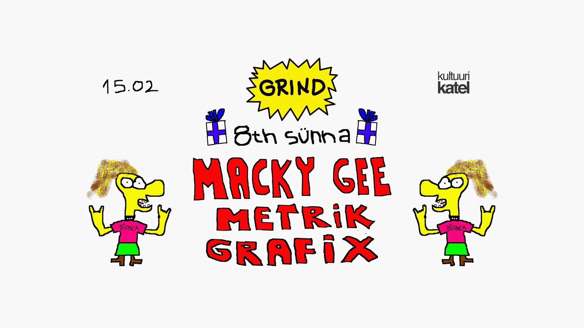 Grind 8th B-Day: Macky Gee, Metrik & Grafix | Ticketer