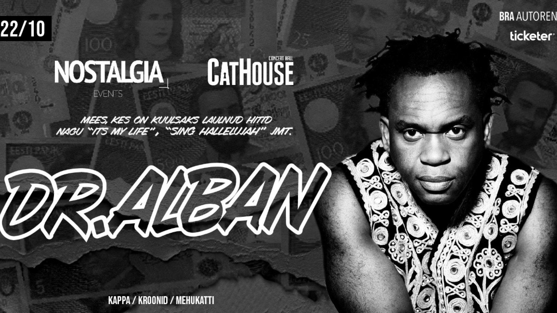 Nostalgia Events esitleb: DR.ALBAN (SWE) • 90ndate Megapidu | Ticketer