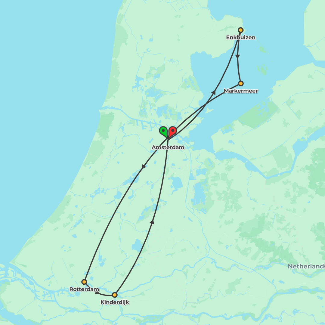 Tour | Amsterdam, Kinderdijk & the Dutch Bulbfields River Cruise - MS ...