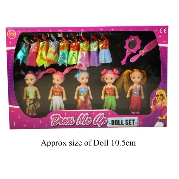 Best Friends Doll Set 5pcs | Angel Wholesale