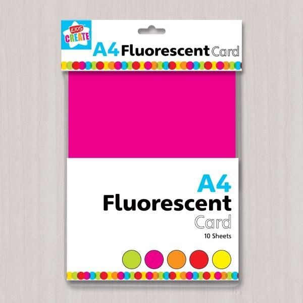 Activity 10 Sheet A4 Fluorescent Card | Angel Wholesale