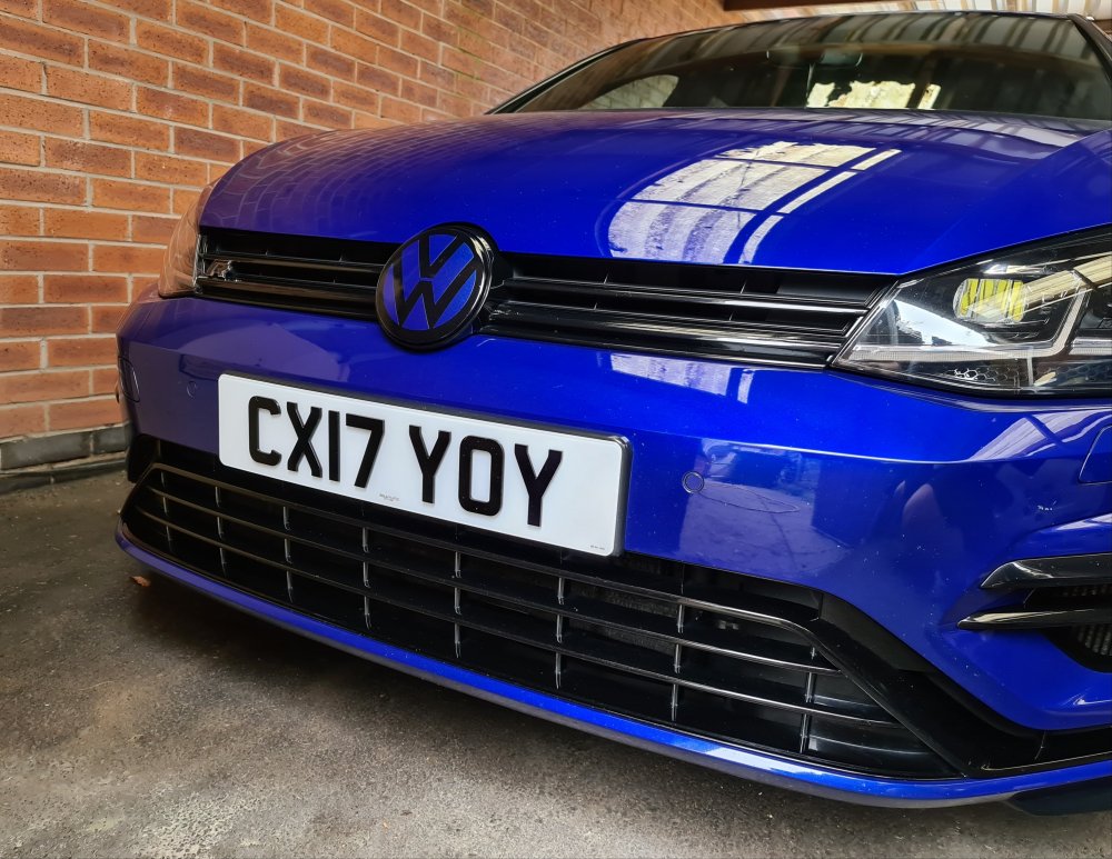 Golf R Mk7.5 Front Badge customisation - Modifying your Golf R MK7 ...