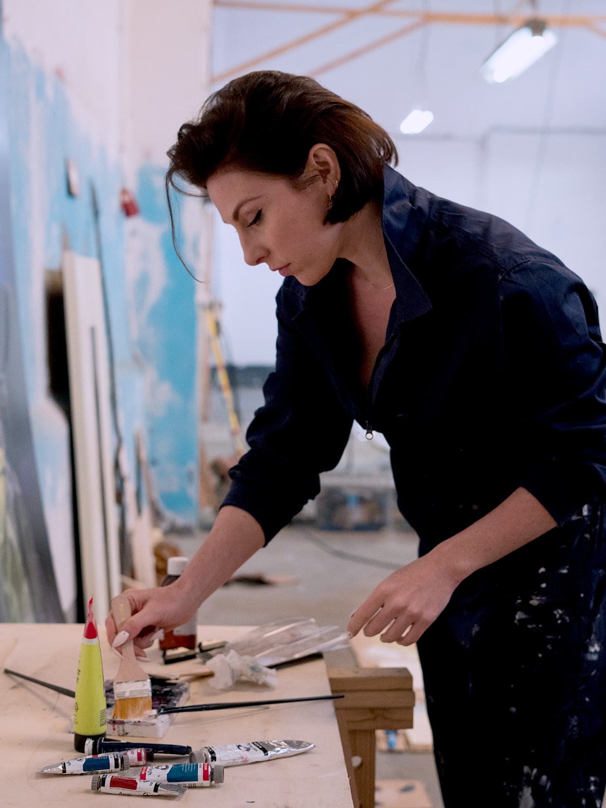 A Day in the Studio of Rebecca Fontaine-Wolf | New Blood Art | Blog