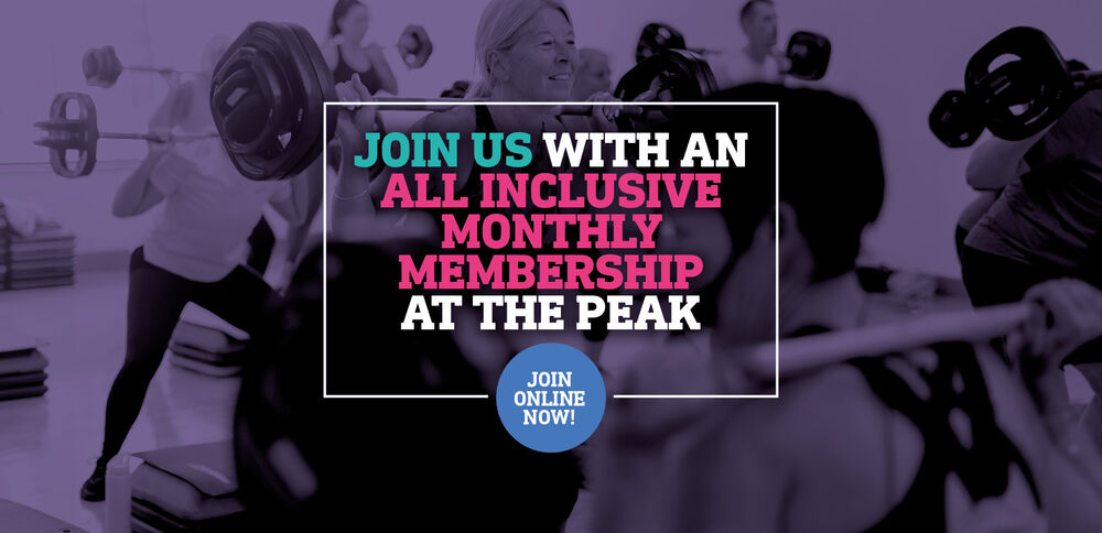 All inclusive monthly membership at The PEAK - Active Stirling
