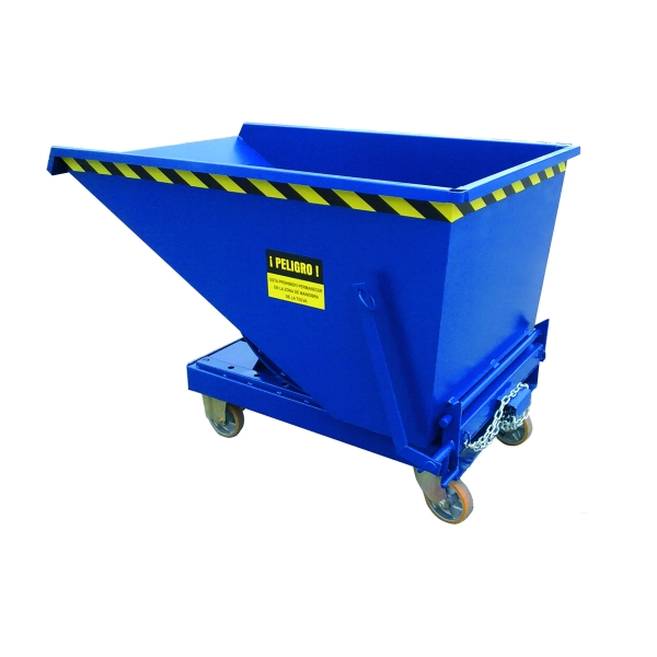 CONTENTOR BASCULANTE 1100LT COM RODAS