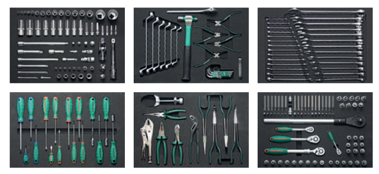 CARRO FERRAMENTAS COMPLETO MEC PROF20 BLACK