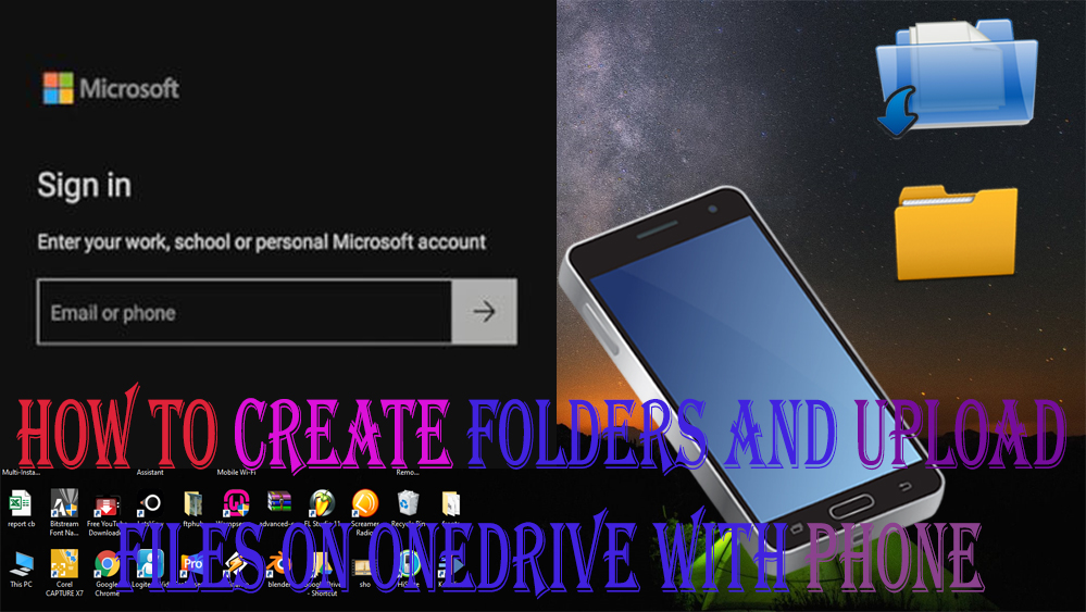 How To Create Folders And Upload Files On OneDrive With Phone TechPed