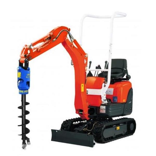 Auger Drill Kit for 1.5T Mini Digger Hire | Excavator Attachments ...