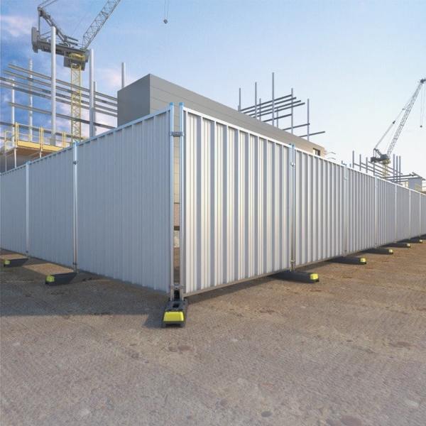 Blocking hoarding panels, 2M long Hire | Temporary Fencing & Site ...